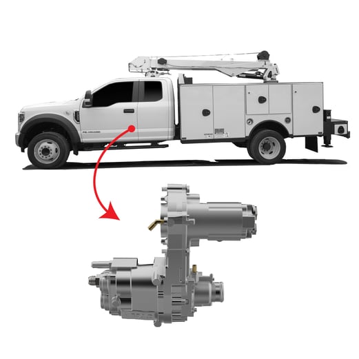 DTM70-H Air Compressor With Hydraulics | PTO Air Compressor